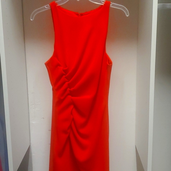 Halston Heritage | Dresses | Halston Red Cocktail Dress | Poshmark